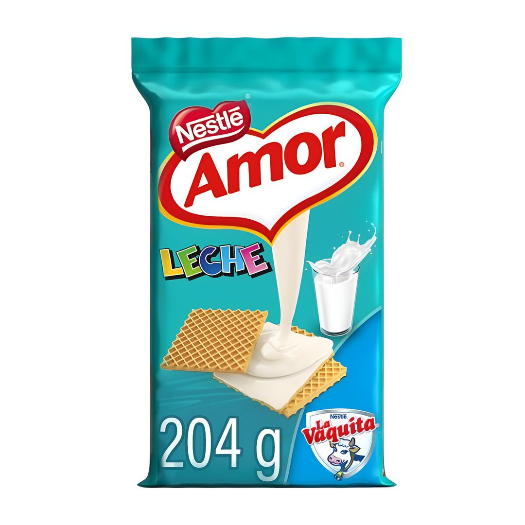 Galleta Amor Doble Wafer de Leche 204g - 911413