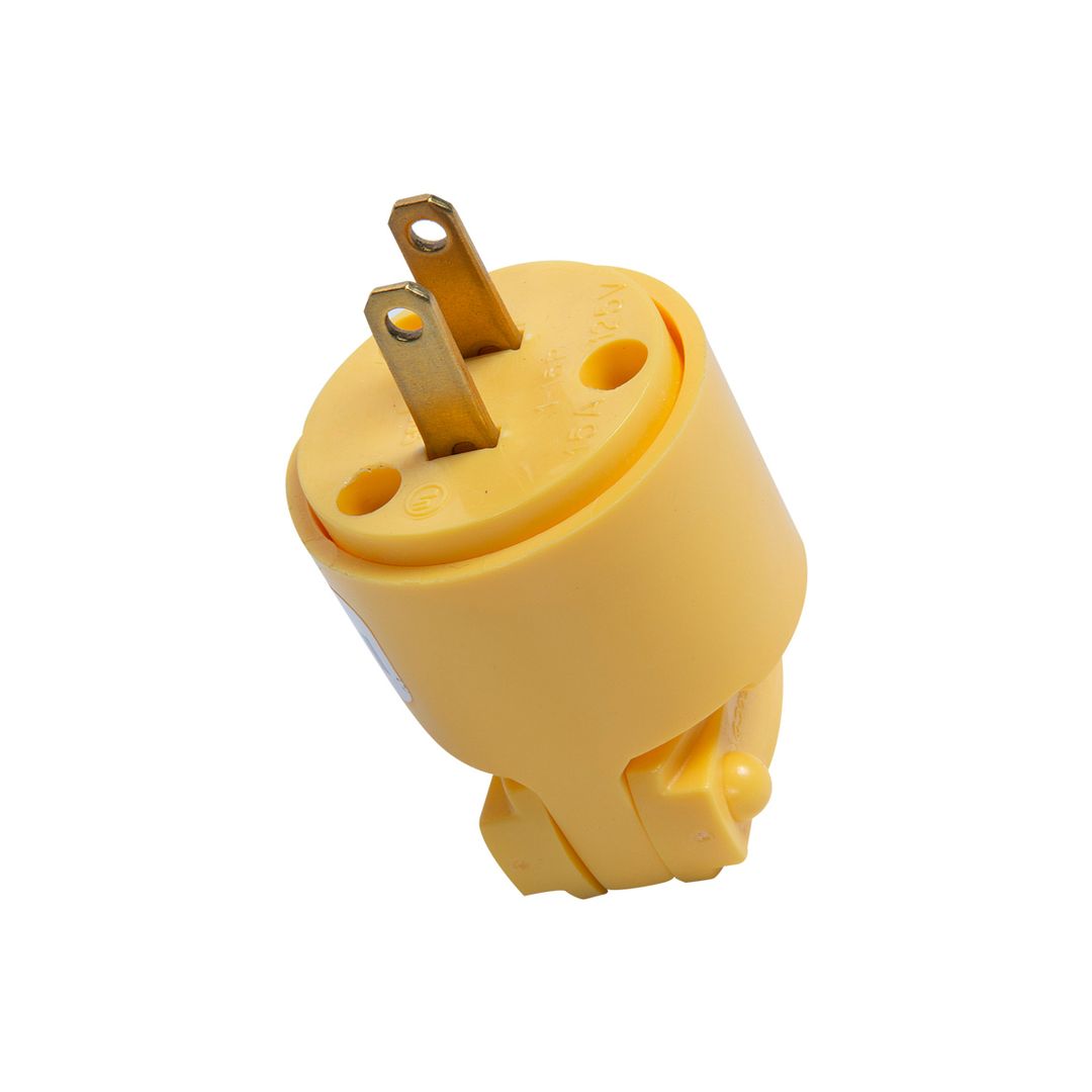 Enchufe Eaton Vinyl Amarillo 2 Patas 15A - 912246