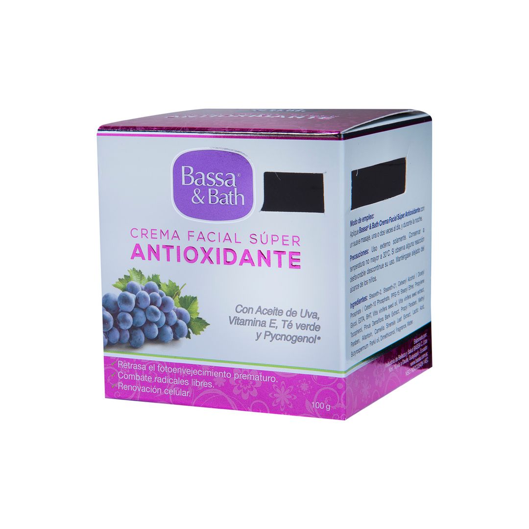 Crema Facial Bassa & Bath Súper Antioxidante - 912584