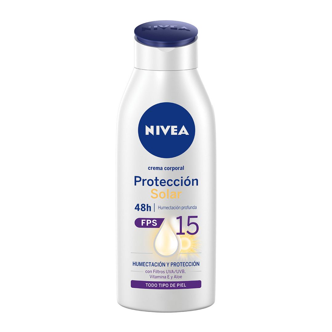 Crema Corporal Nivea Protección Solar FPS15 400ml - 912680