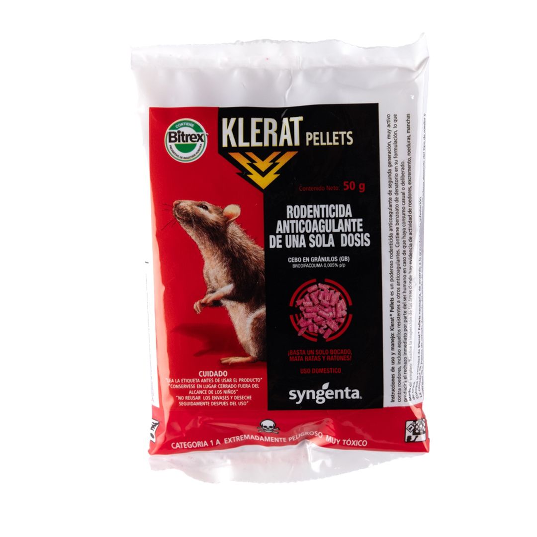 Raticida Klerat Pellet 50g - 913729