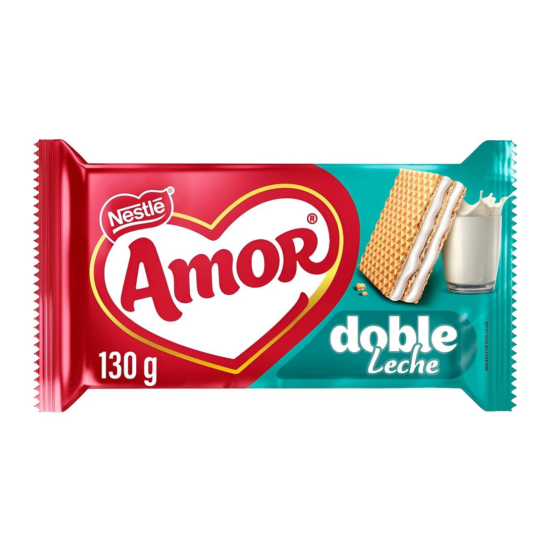 Galleta Amor Doble Wafer de Leche 130g - 913587