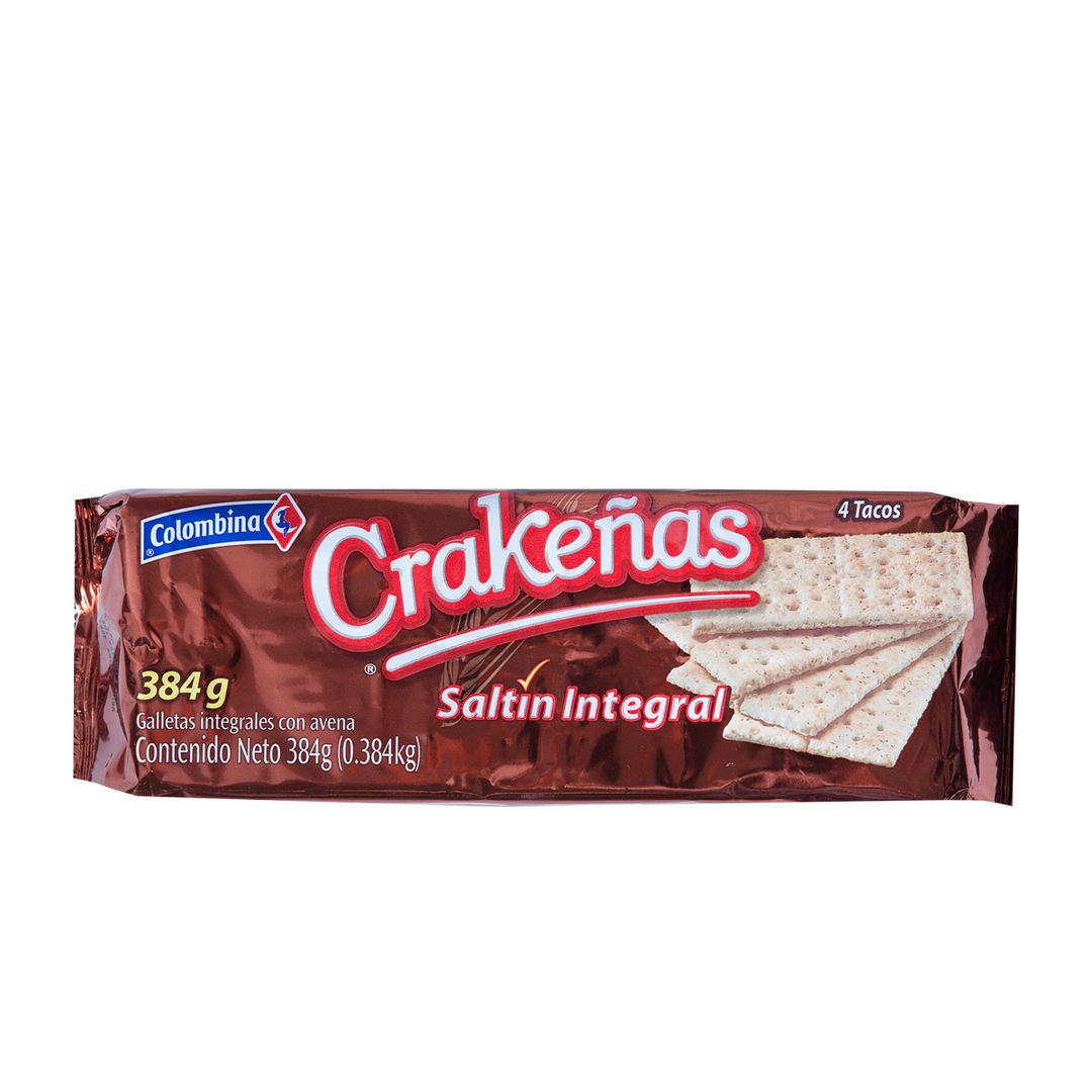 Galletas Crakeñas Saltín Integral 4 Tacos 384g - 913604
