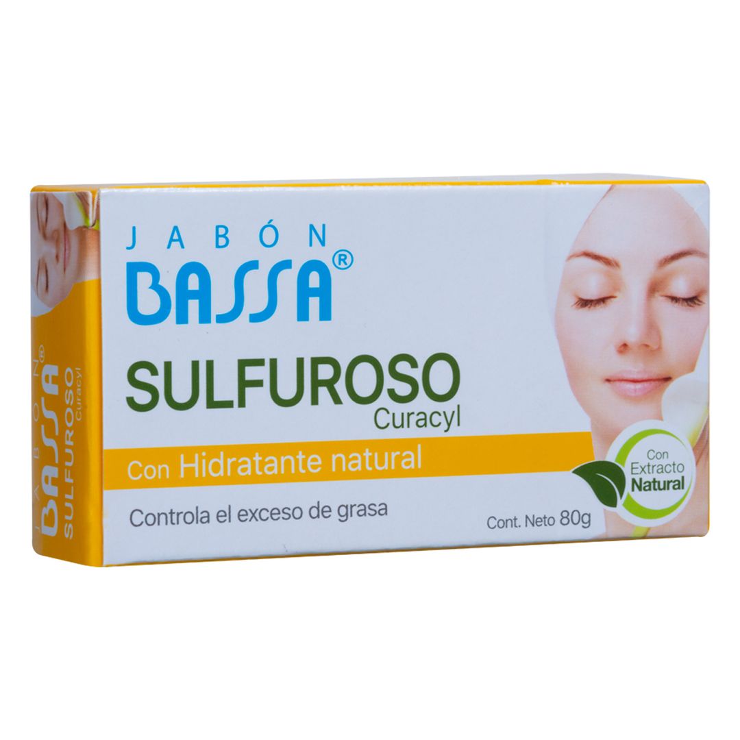 Jabón en Barra Bassa Sulfuroso Curacyl 80g - 913626