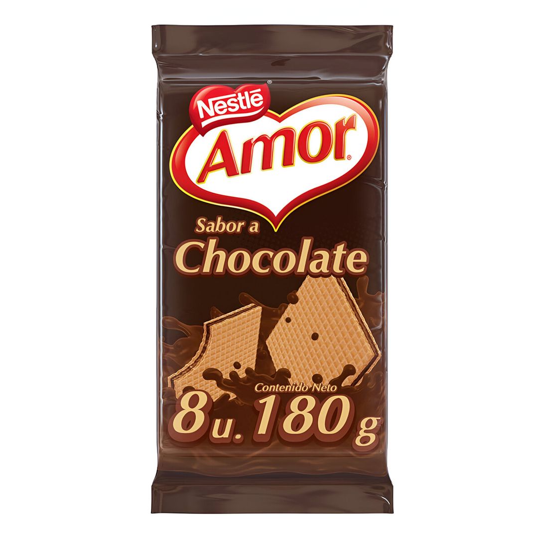 Galleta Amor Wafer de Chocolate 180g - 913666