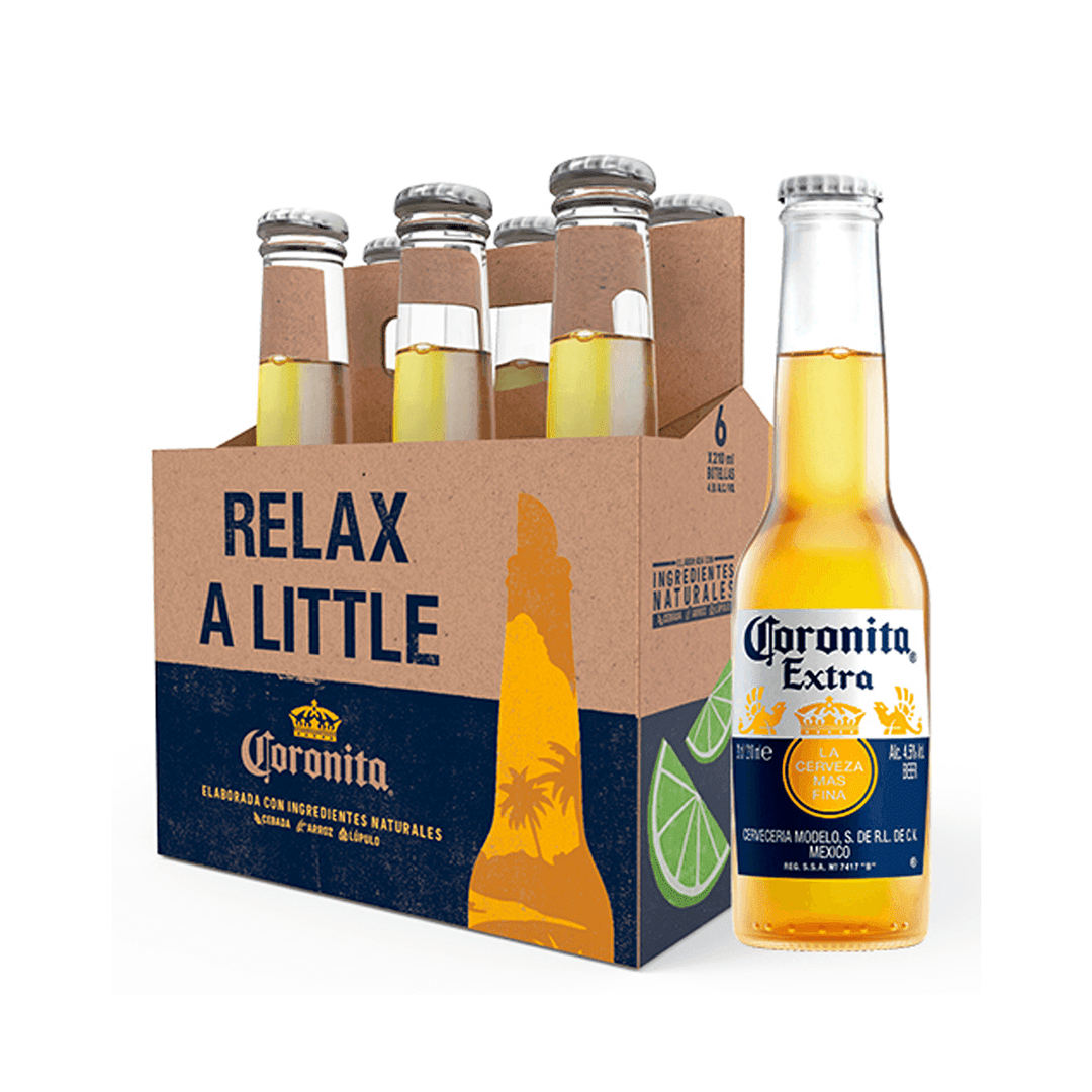 Coronita Extra Cerveza Botella 6pack 210ml - 913871