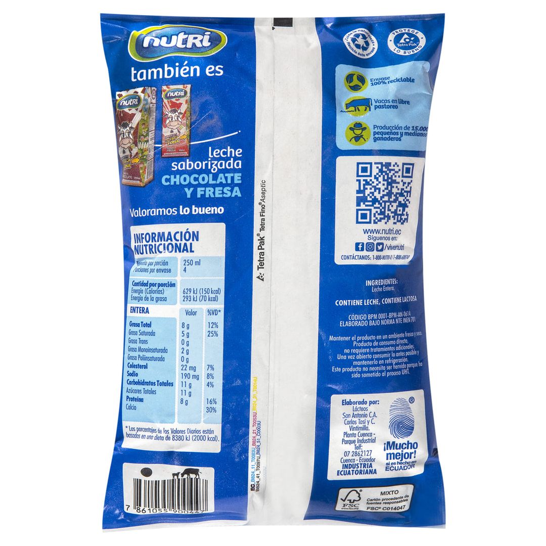Leche Nutri Entera Funda 1L - 913803