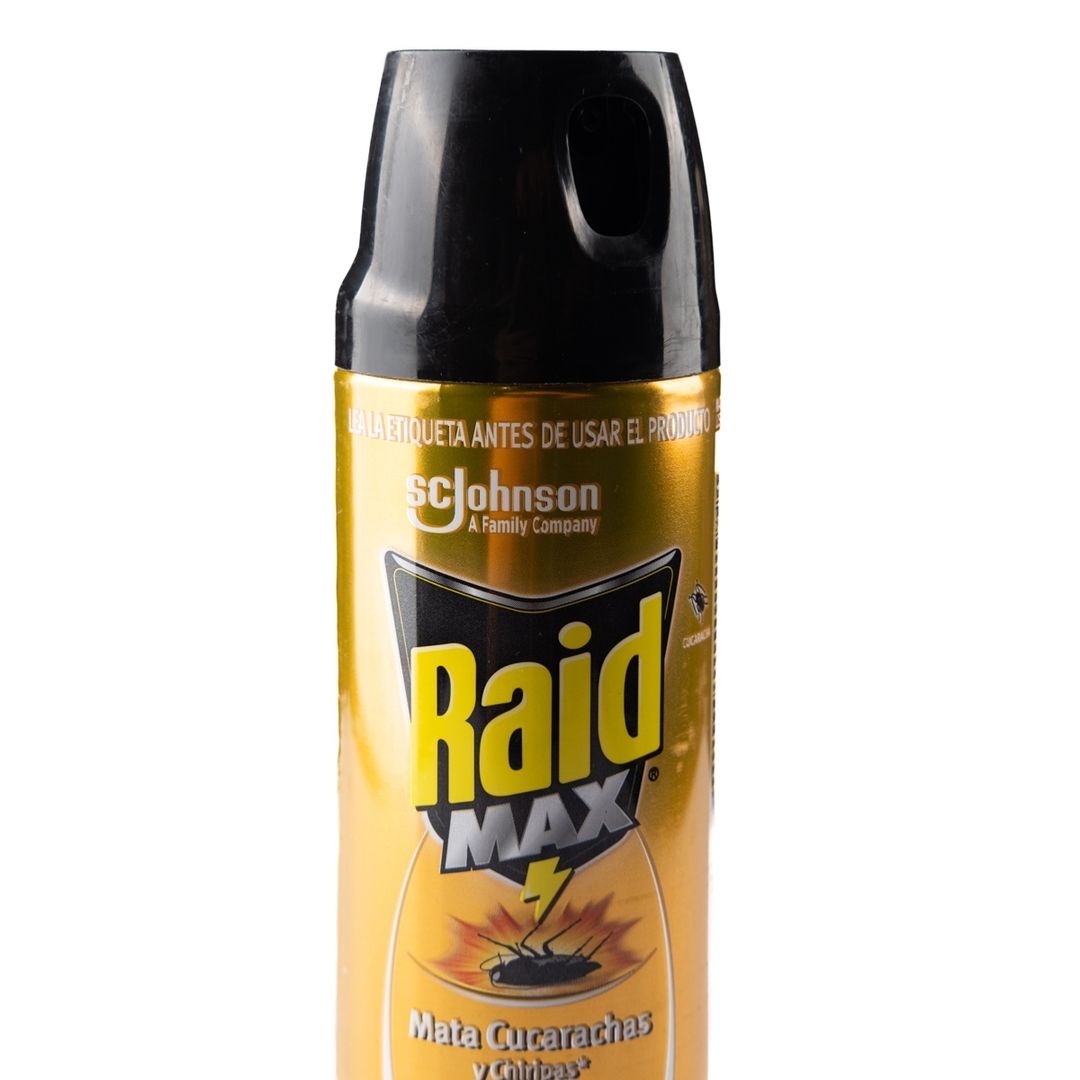 Insecticida en Aerosol Raid Max Mata Insectos Rastreros 285ml - 922478