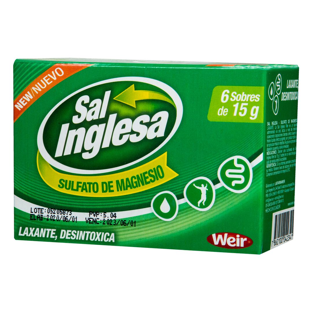 Caja 6 Uds Sal Inglesa Weir 15g - 914337
