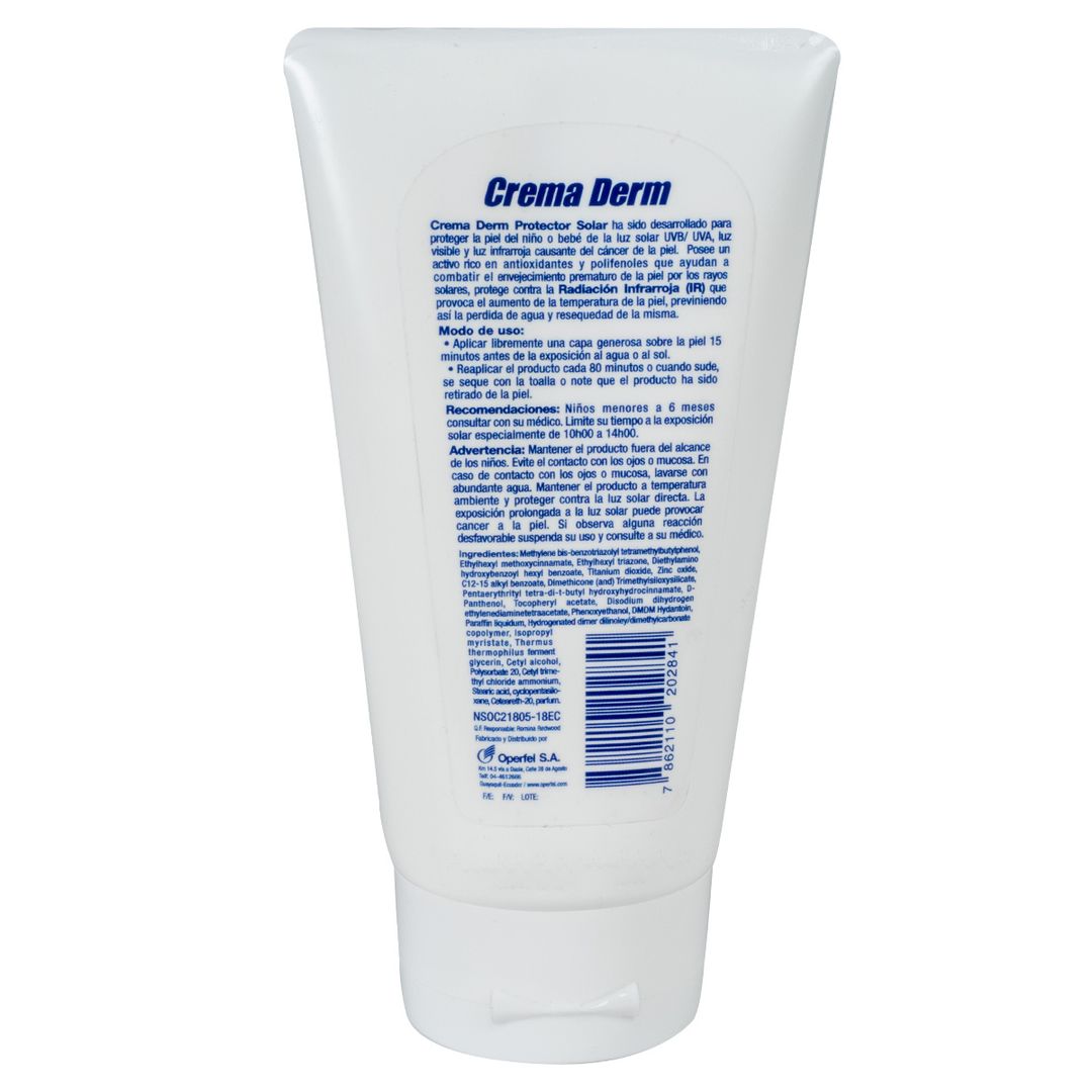 Protector Solar Crema Derm FPS50 - 100ml - 914076