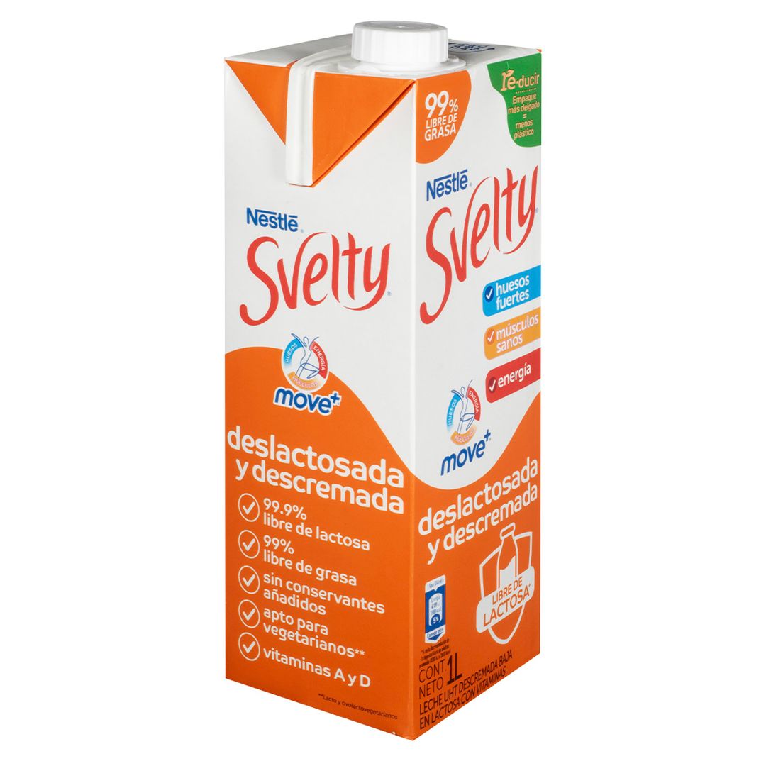 Leche Svelty Deslactosada Cartón 1L - 914548