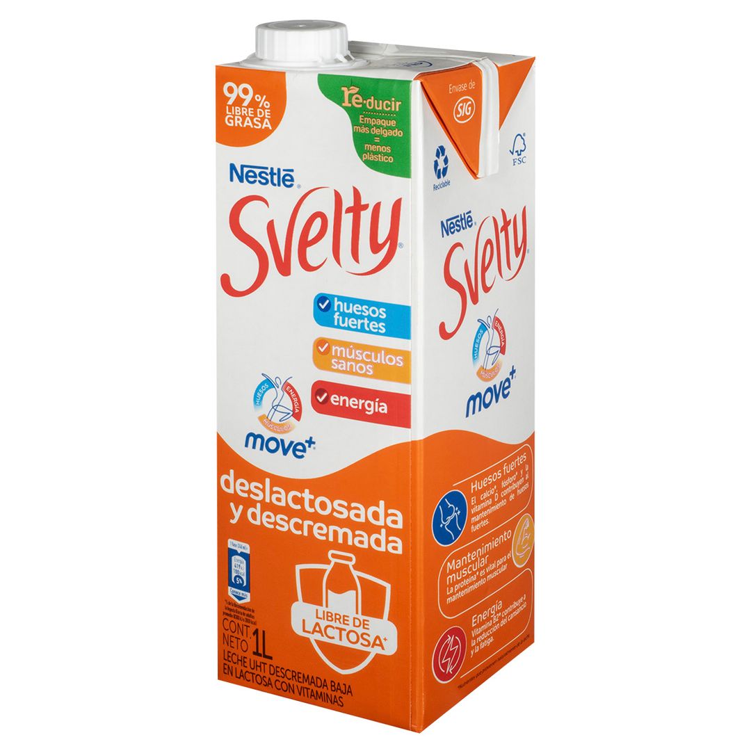 Leche Svelty Deslactosada Cartón 1L - 914548