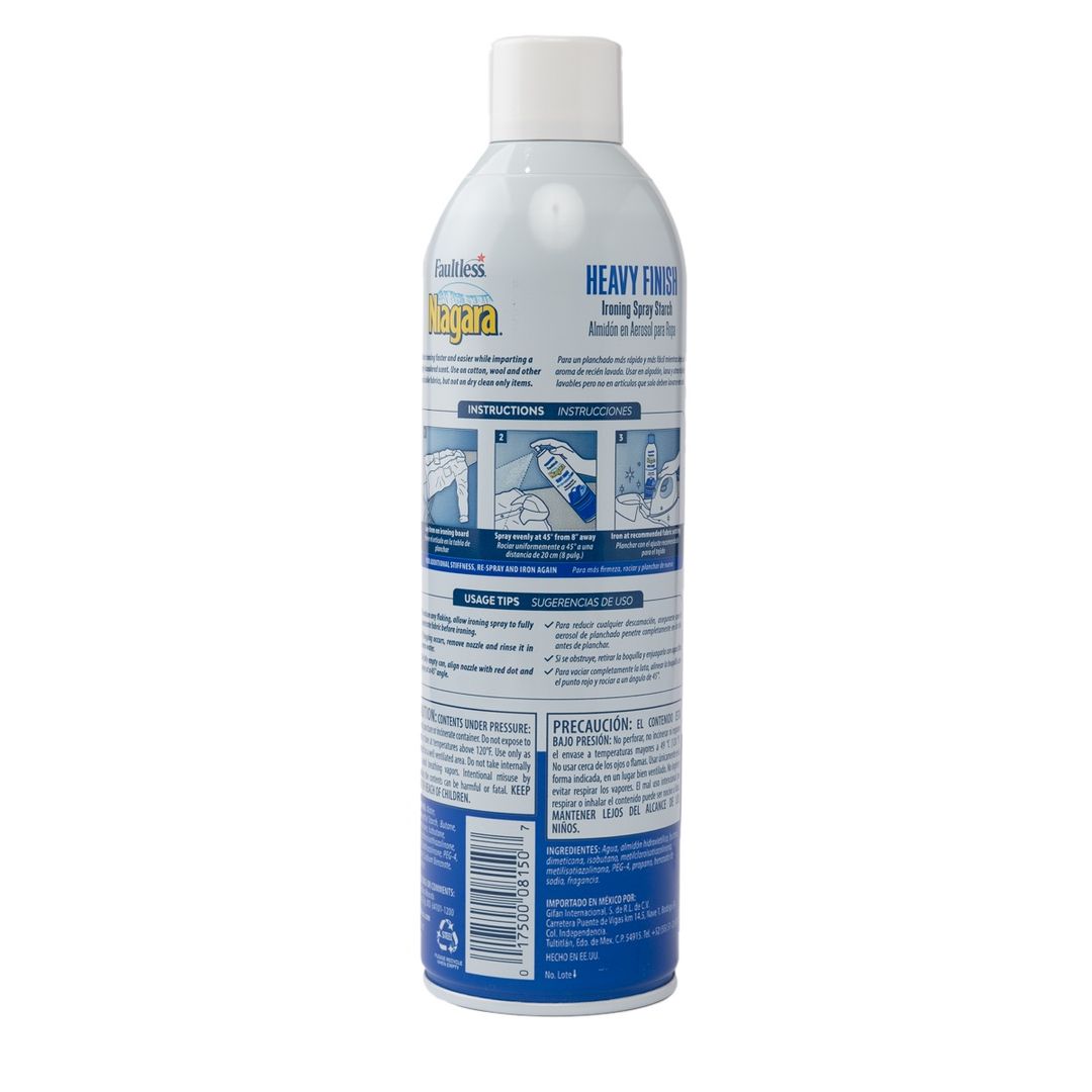 Almidón Liquido en Aerosol Niagara Faultless Heavy Finish 567 g - 914876