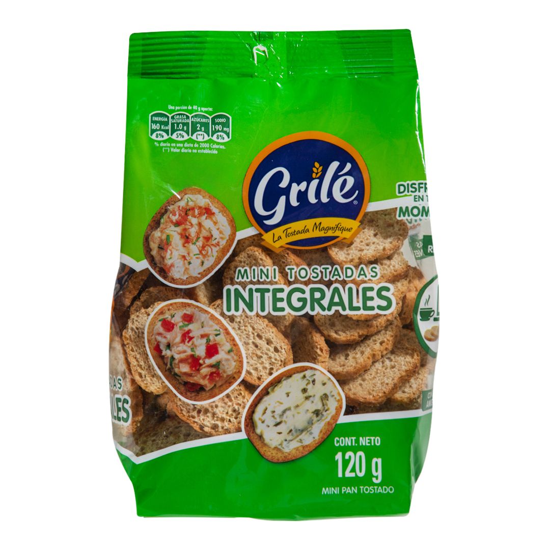 Mini Tostadas Grilé Integrales 120g - 916002