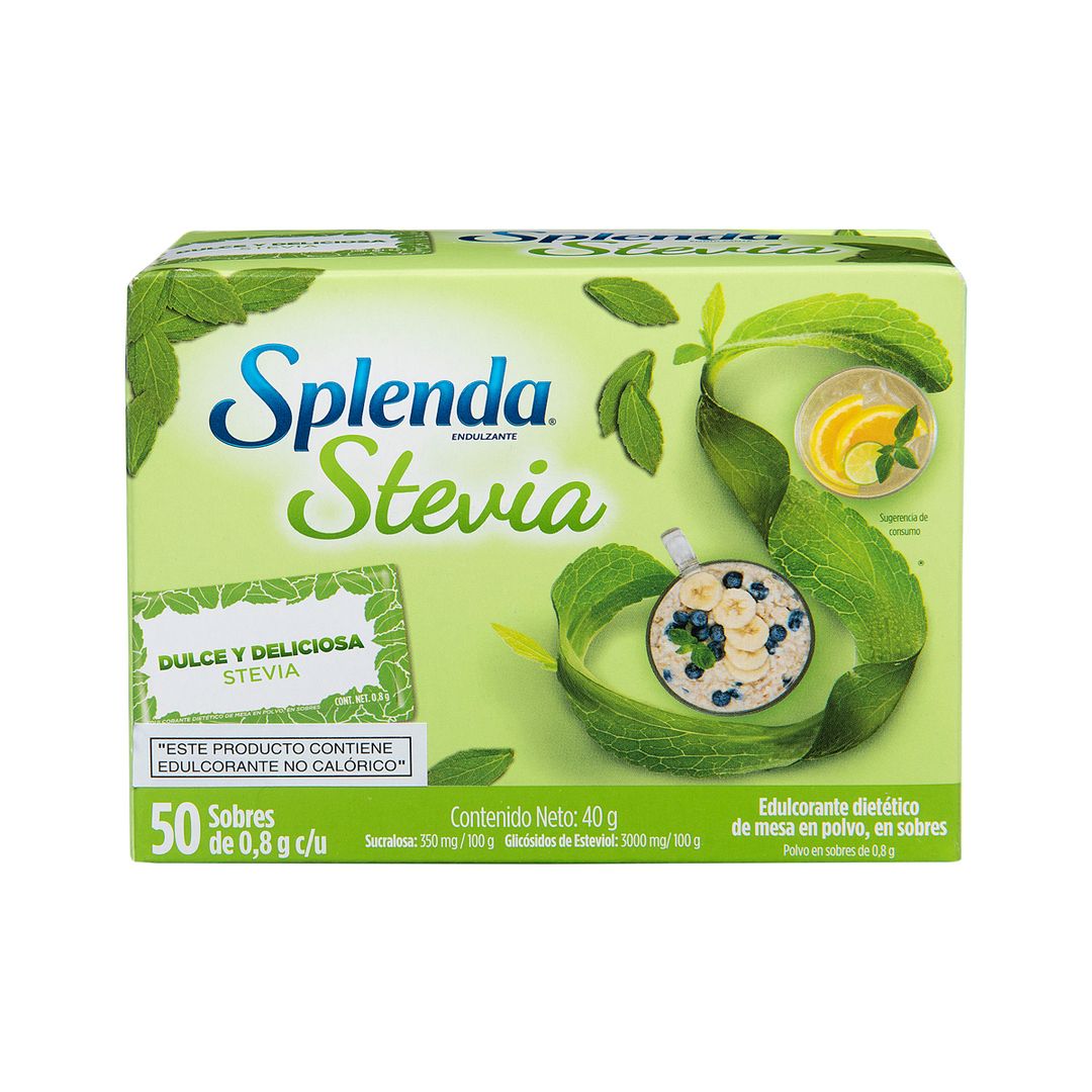 Pack 50 Sobres Endulzante Stevia Sobre Splenda 40g - 916186
