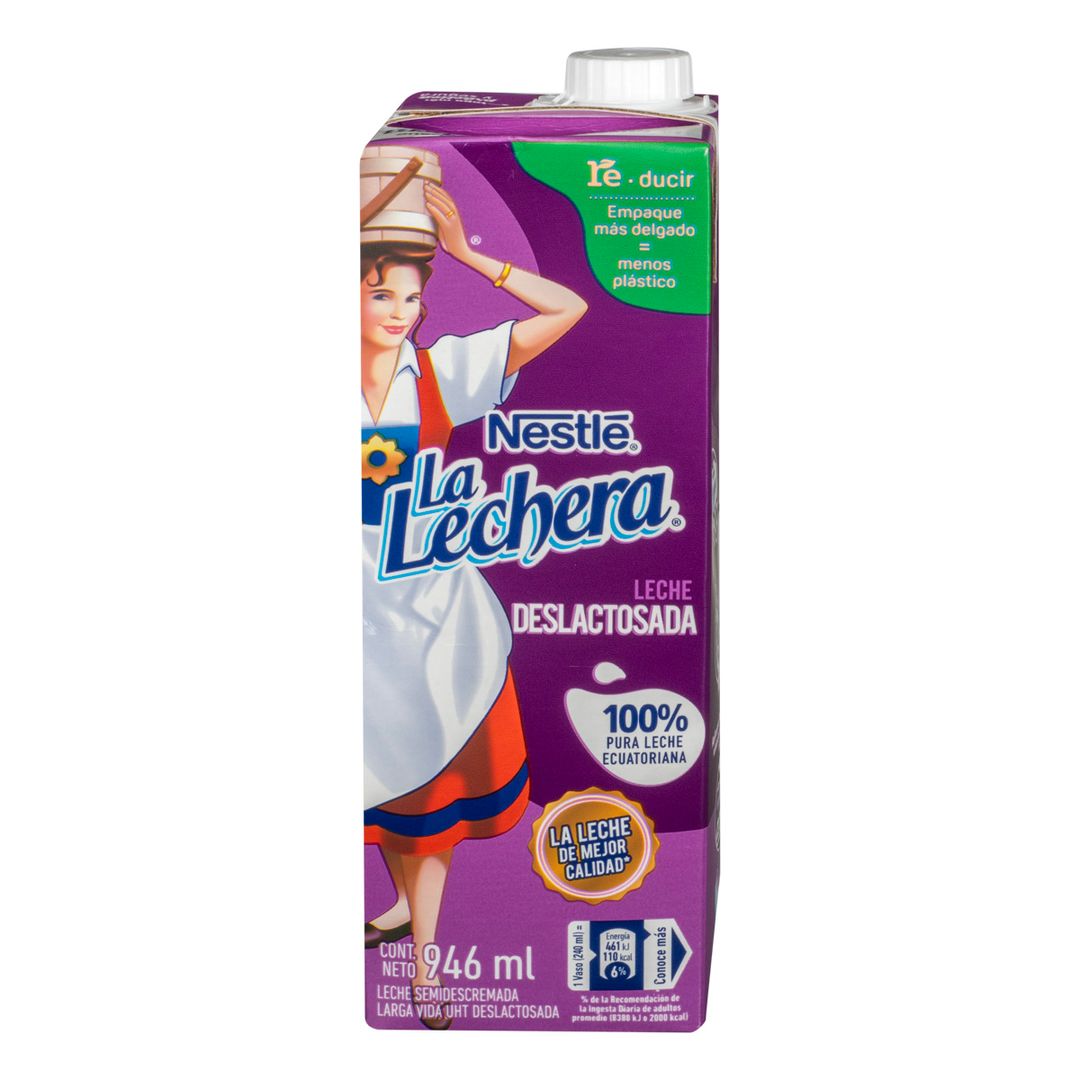 Leche La Lechera Deslactosada Cartón 946ml - 916237