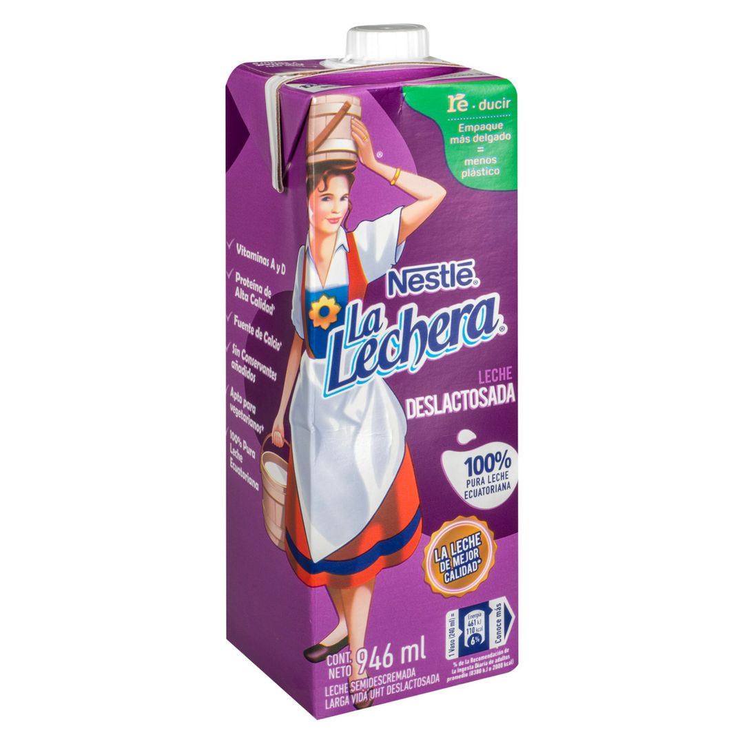 Leche La Lechera Deslactosada Cartón 946ml - 916237