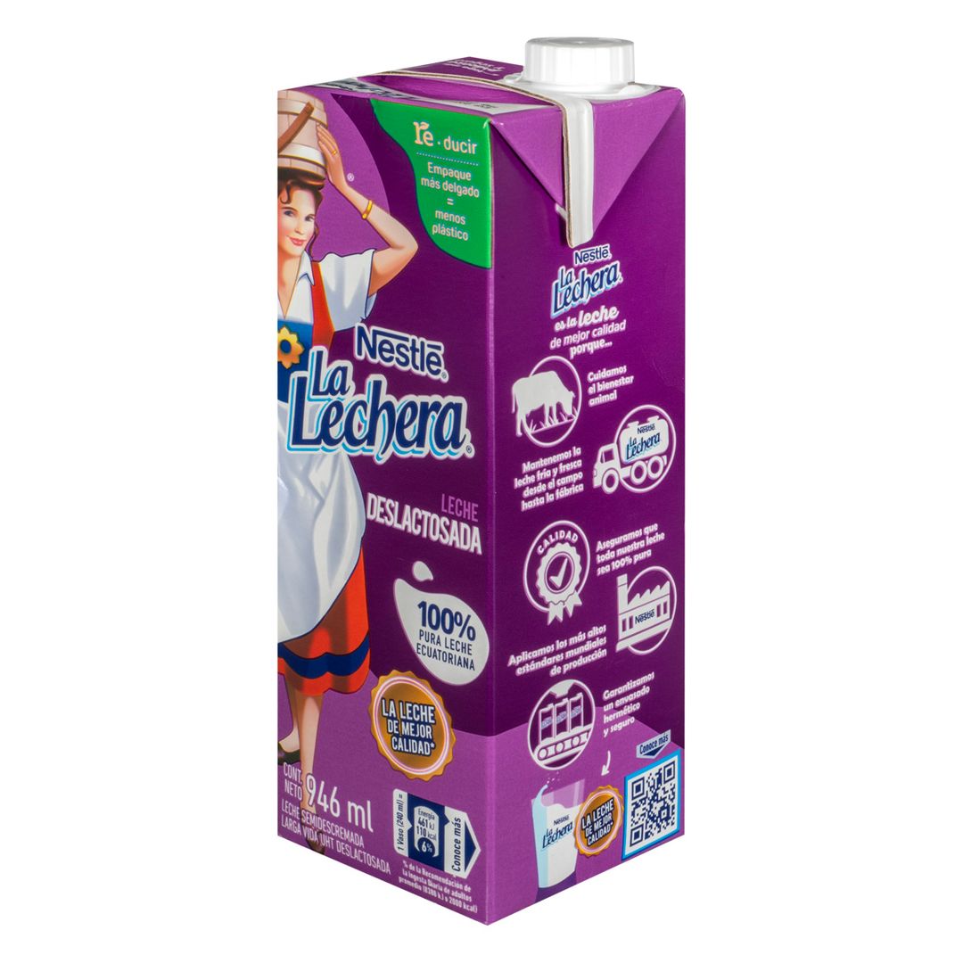 Leche La Lechera Deslactosada Cartón 946ml - 916237