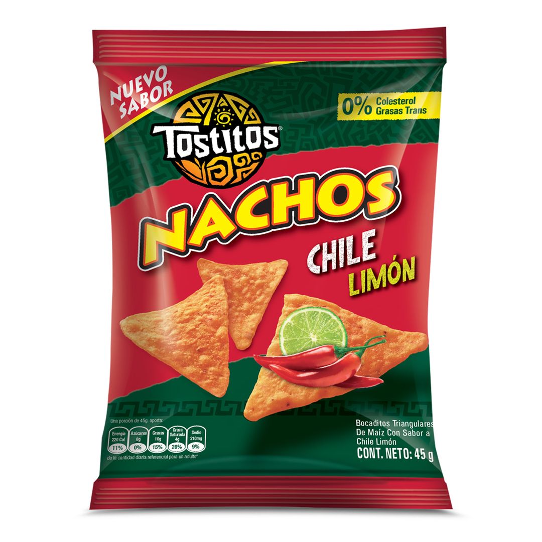 Nachos Inalecsa Chile Limón 45g - 916566