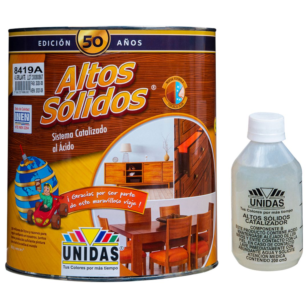 Laca Catalizada Brillante Unidas 1Gal - 917110