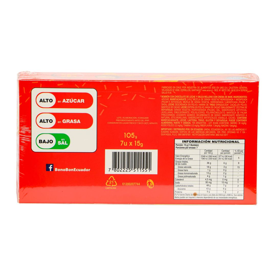 Bombones Bon o Bon - 7 Unidades - 917210