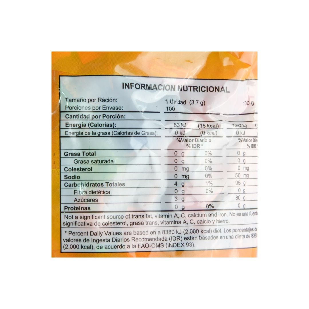 Funda de Caramelos Melo Surtidos Doble Fleco 395g - 917738