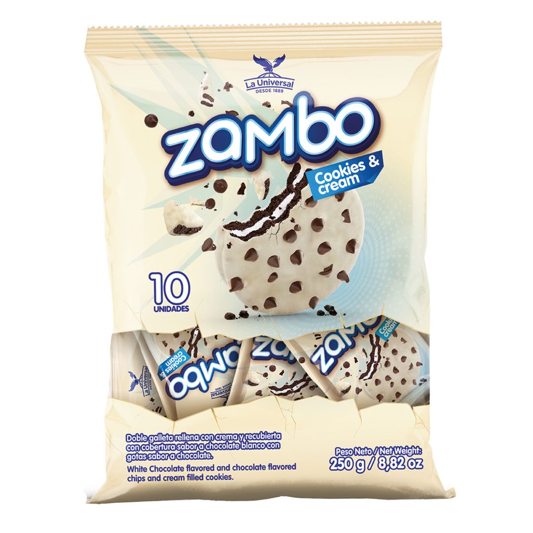 Pack 10 Uds Galleta La Universal Zambo 250g - 920885