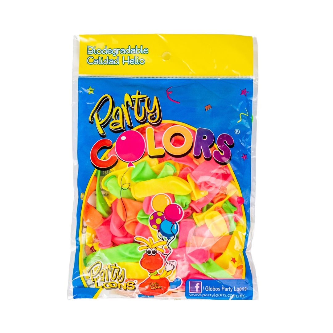 Pack 100 Uds Globos Party Carnaval Surtido - 921007