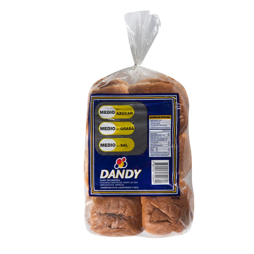 Pan Dulce Dandy Semi-Integral 450g - 921528
