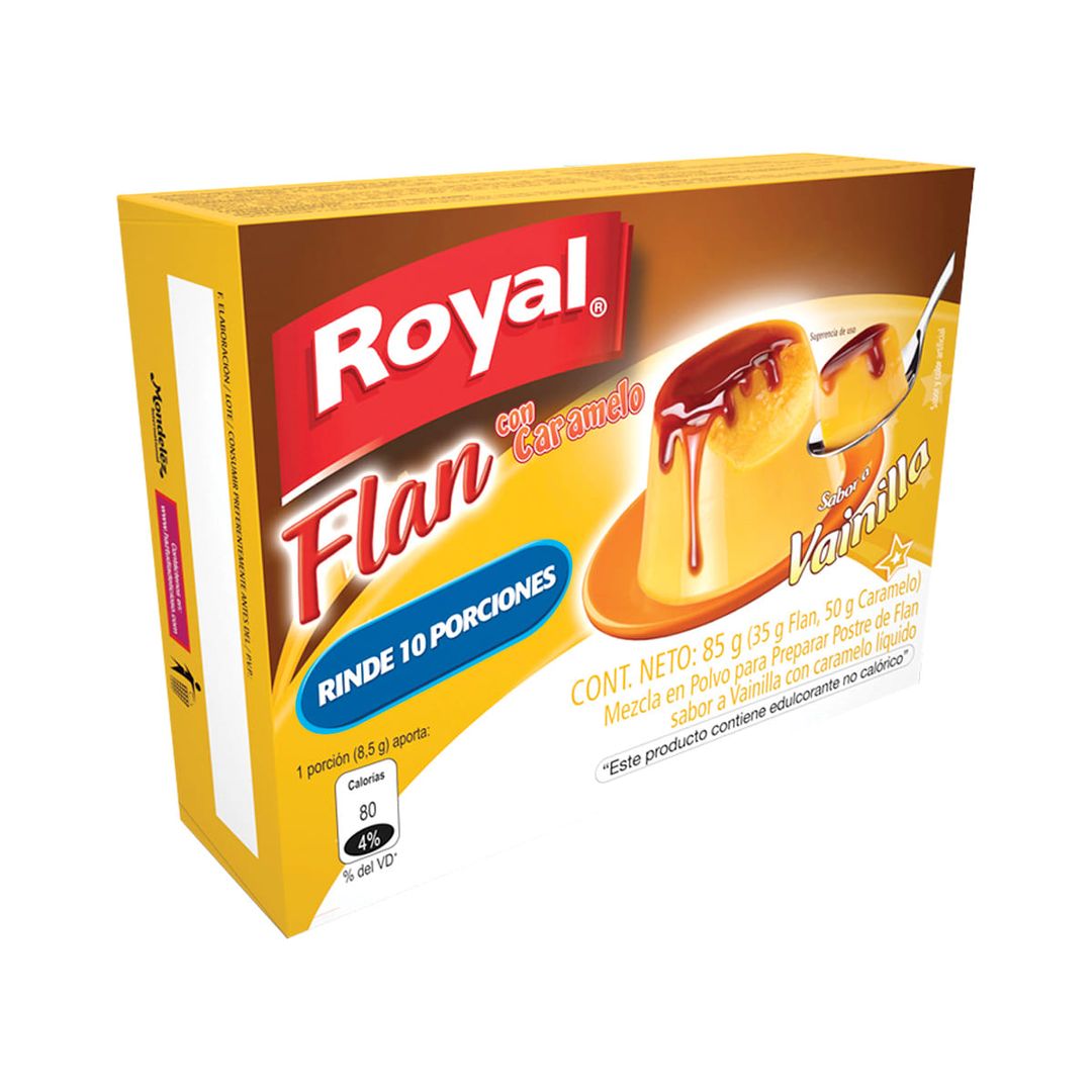 Flan Royal Vainilla y Caramelo 85g - 921868