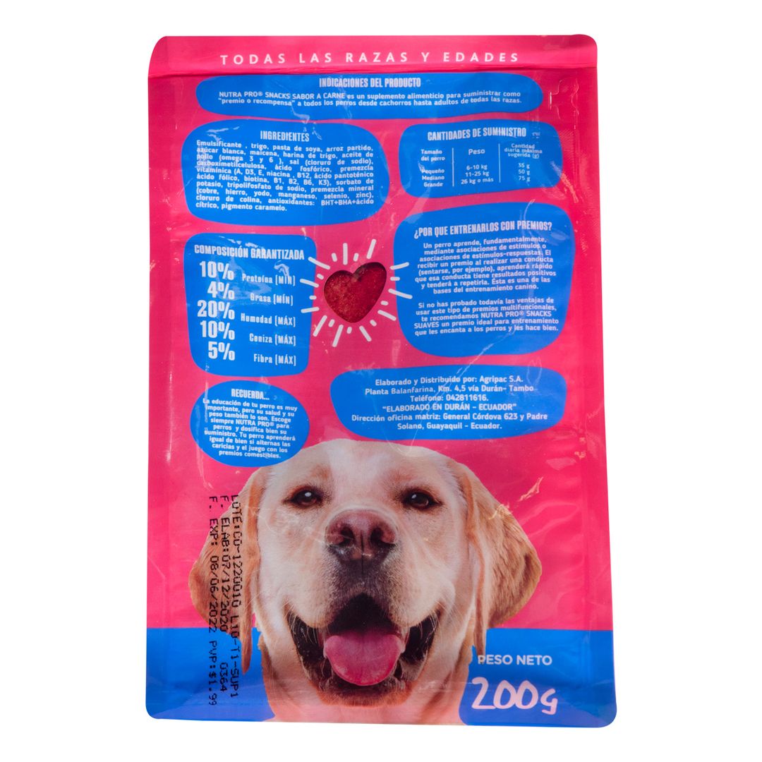 Snack para Perro NutraPro Suave 200g - 921930