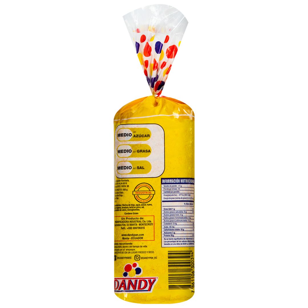 Pan Mini Molde Dandy 250g - 922575