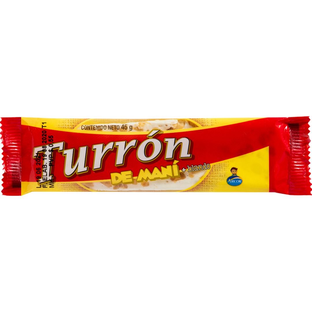 Turrón de Maní Arcor 45g - 922447
