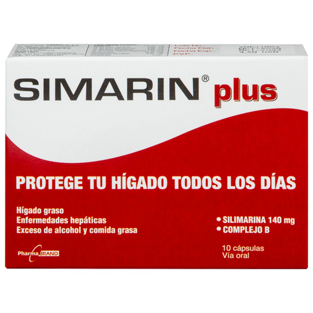 Cápsulas Simarin Plus - 10 Unidades - 922738