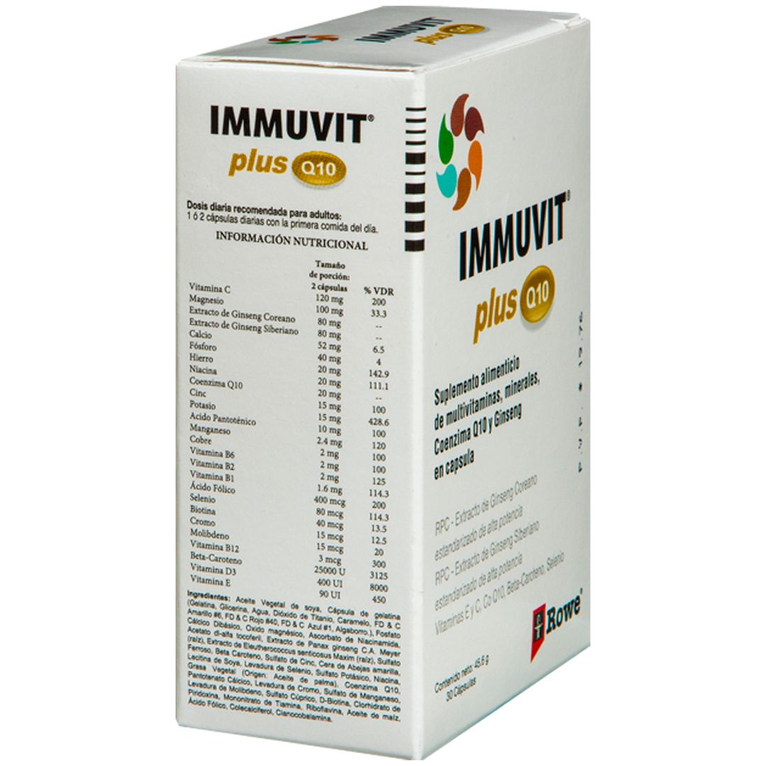 Immuvit Plus Q10 30 Cápsulas - 922781