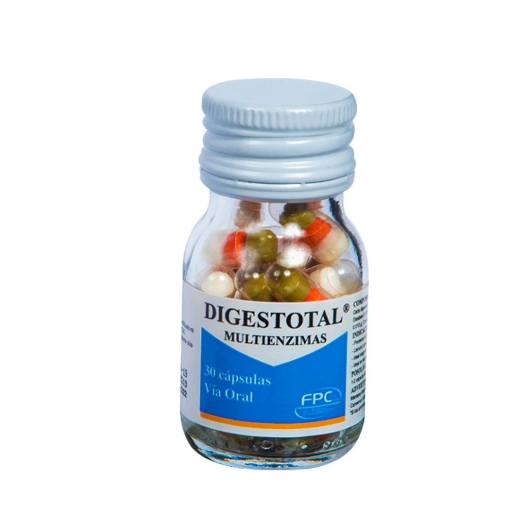 Cápsulas Digestotal Multienzimas - 30 Unidades - 922801