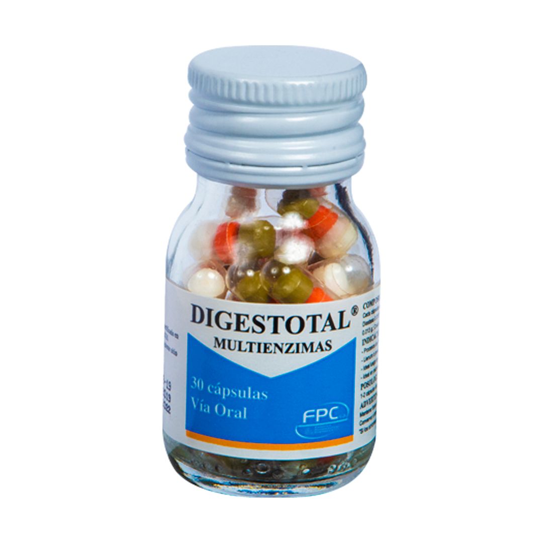 Digestotal Multienzimas 30 Cápsulas - 922801