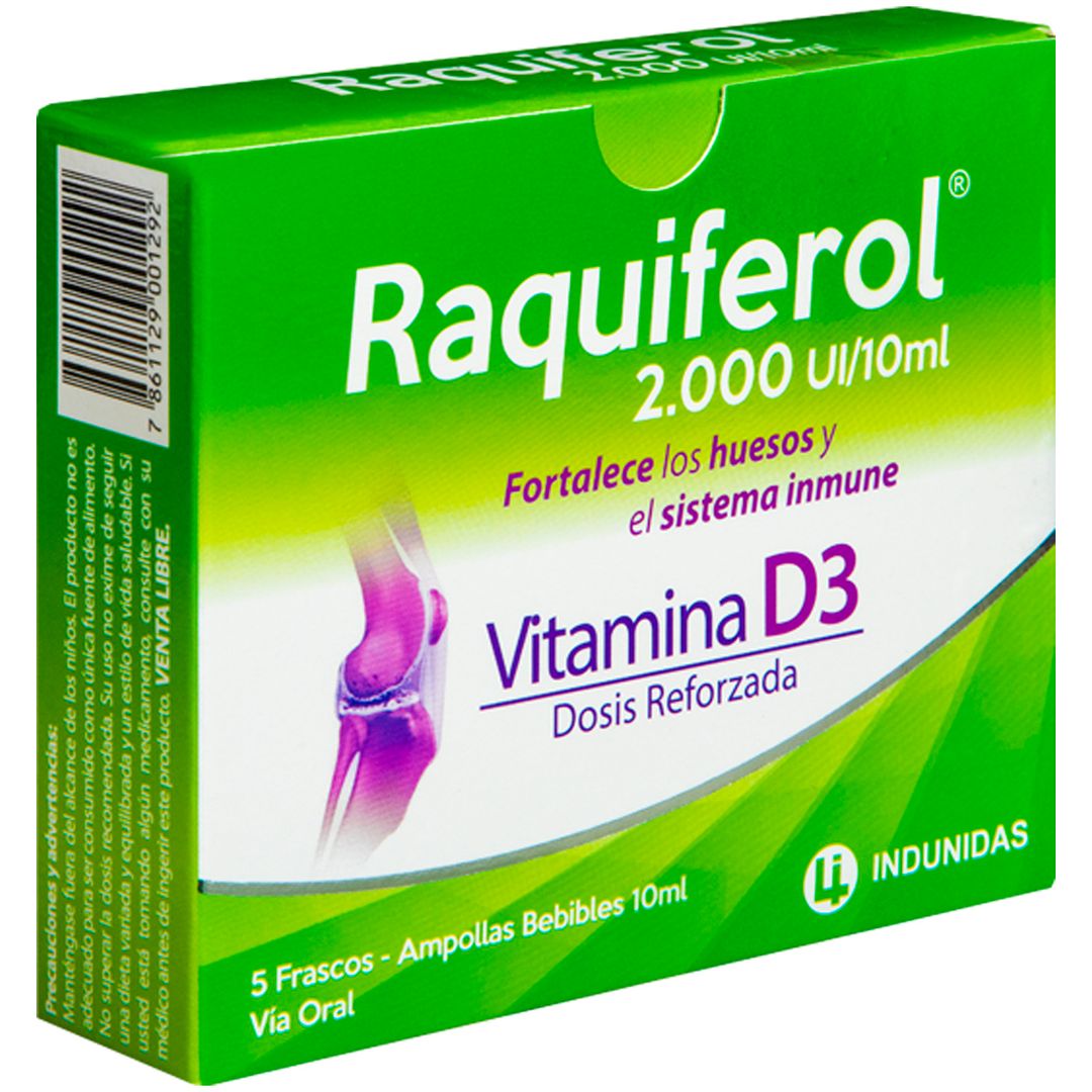 Pack 5 Uds Raquiferol Ampollas Bebibles 10ml - 922803