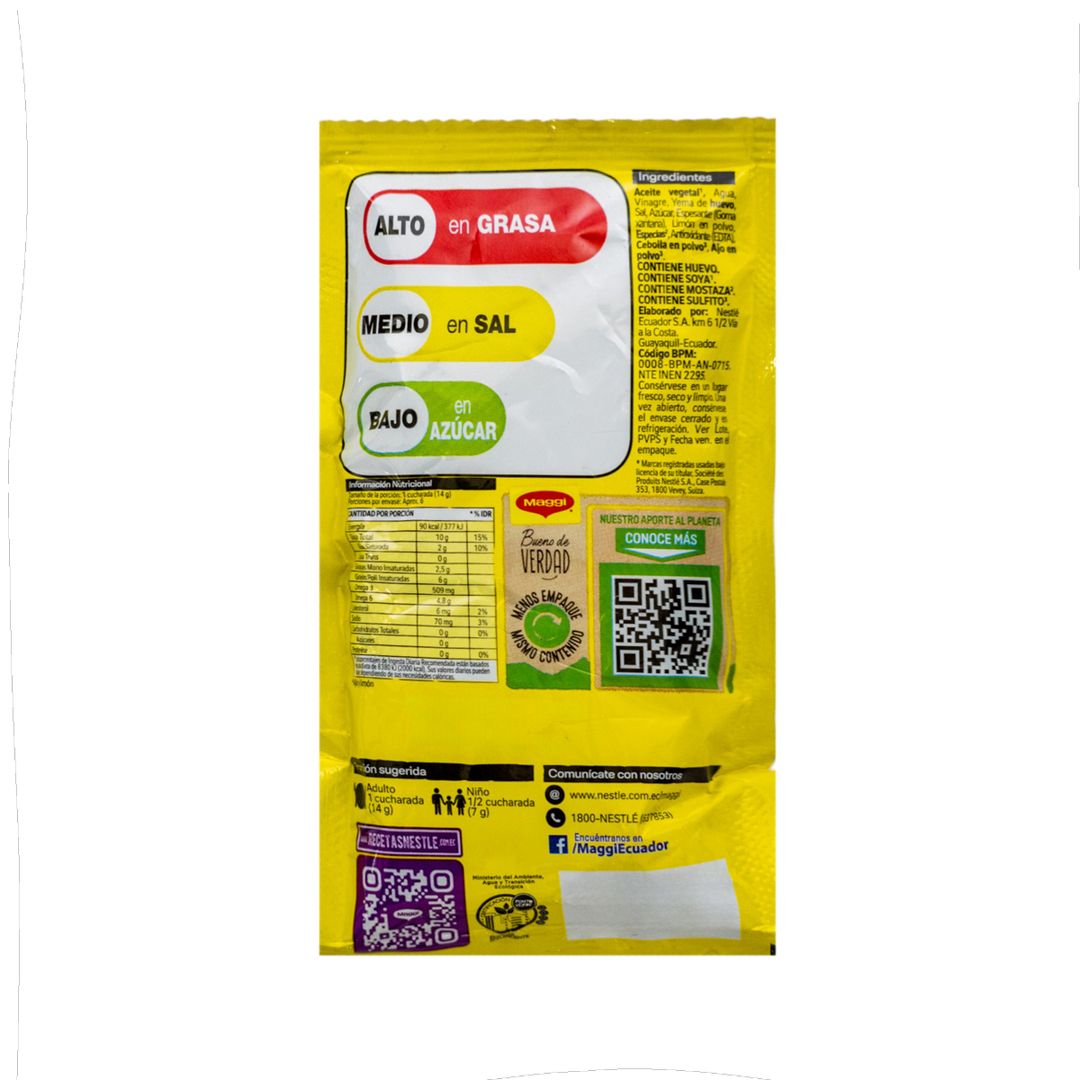 Mayonesa Maggi en Sachet 90g - 922893