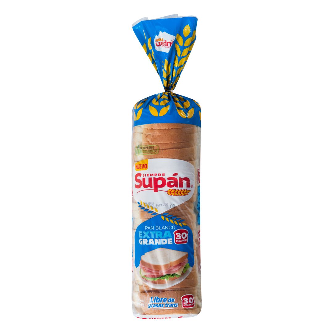 Pan Molde Supán Blanco 750g - 922987