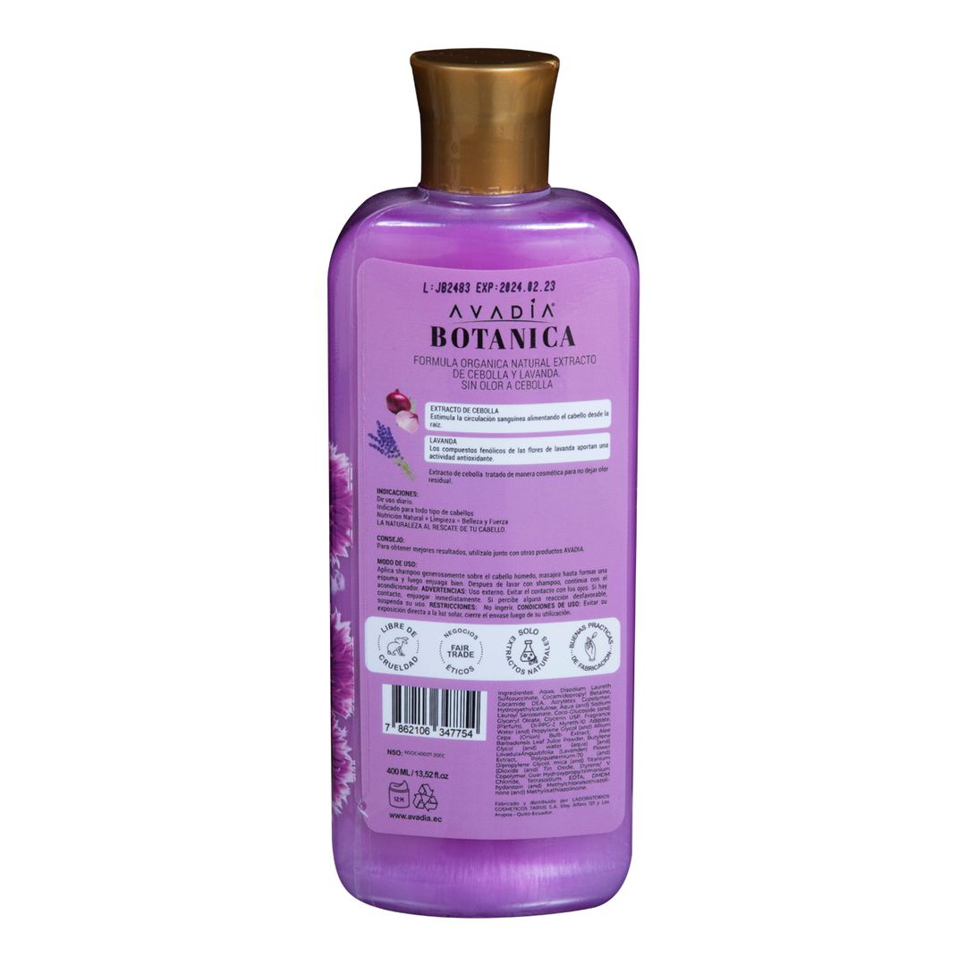 Shampoo Avadía Onions Extract 400ml - 923031