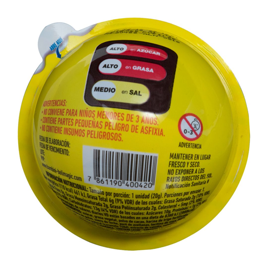 Chocolate Bambini Boli Magic 20g - 923542