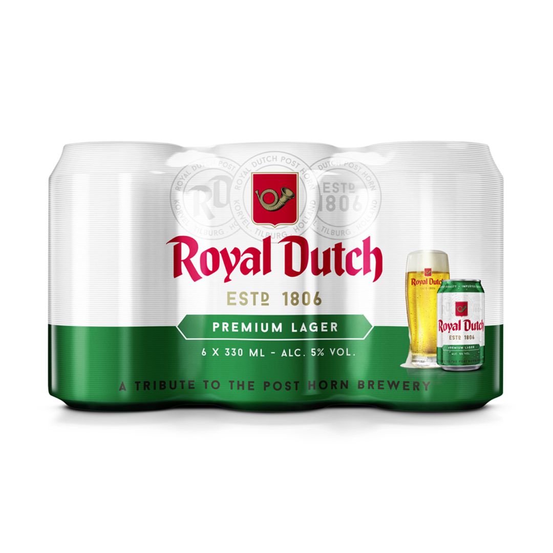 Six Pack Cerveza Royal Dutch Lata 330ml - 924235