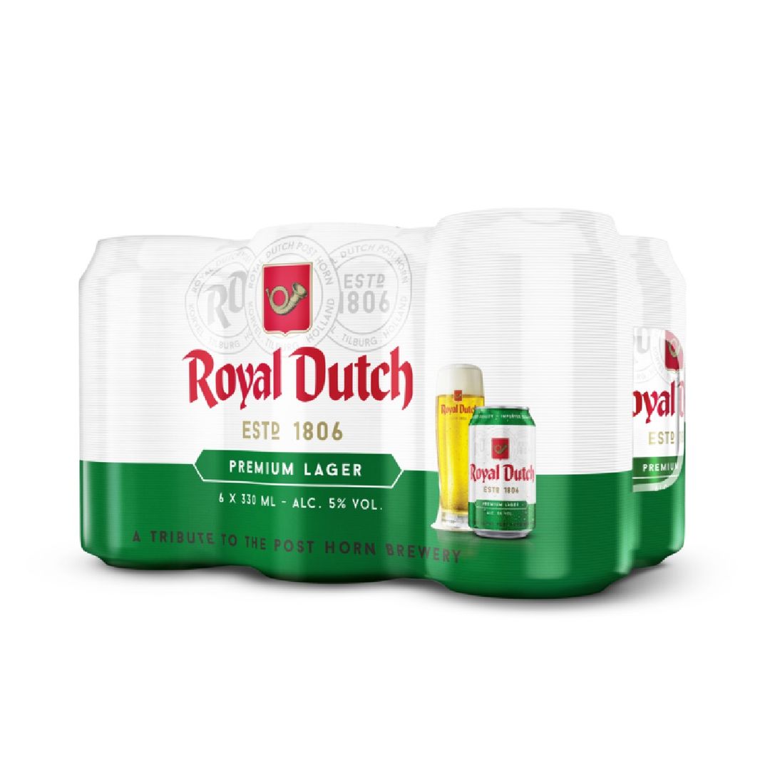Six Pack Cerveza Royal Dutch Lata 330ml - 924235
