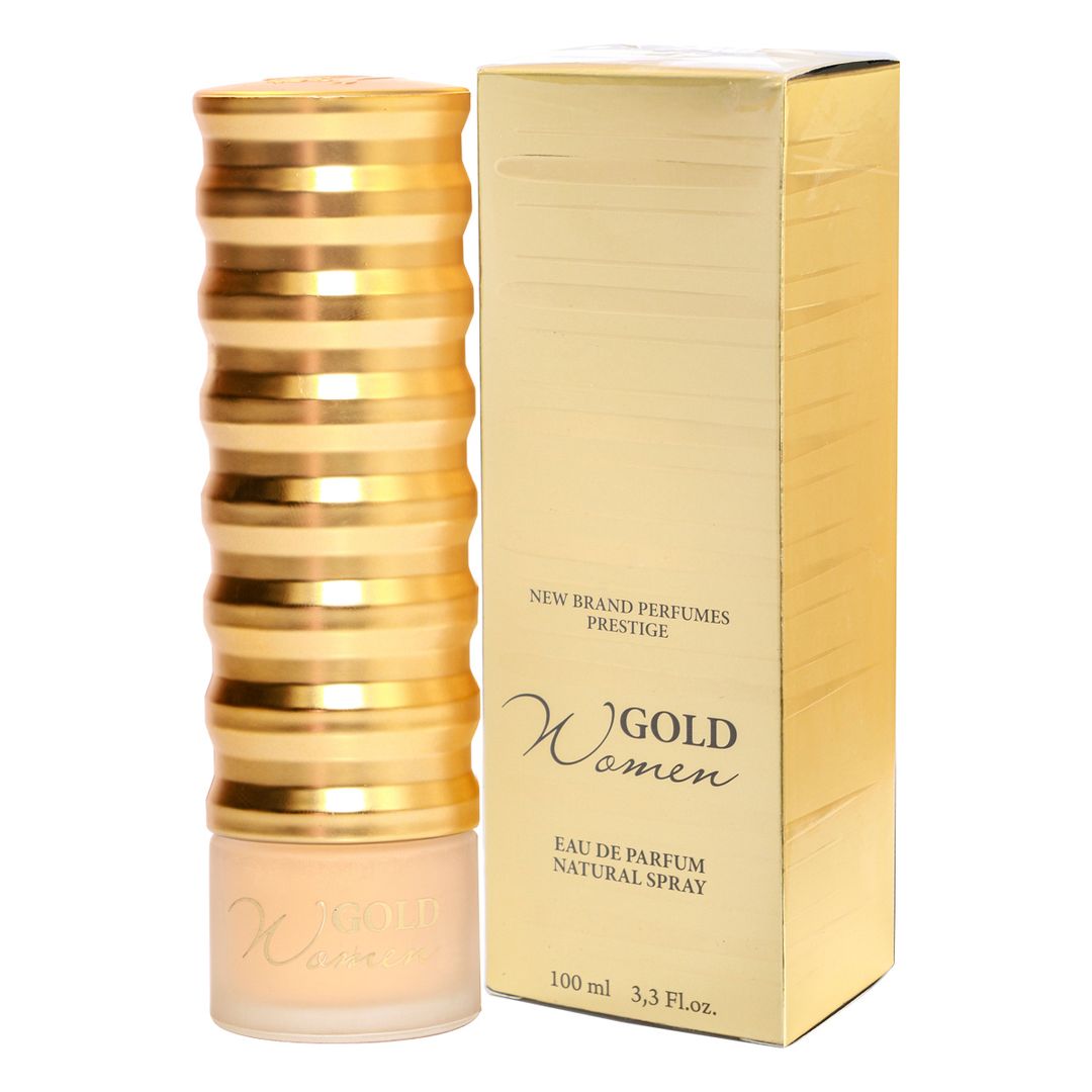 Eau de Parfum Gold New Brand Perfumes Prestige for Women 100ml - 925194