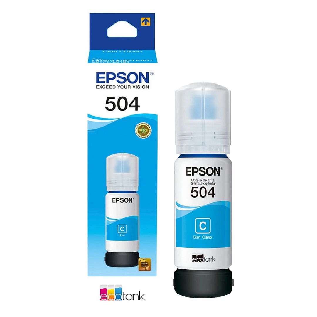 Botella Tinta Epson 504 Cyan 70 ml - 925212