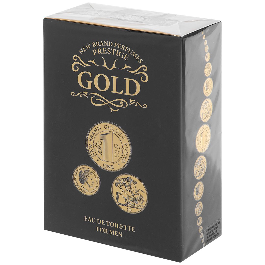 Eau de Toilette Gold New Brand Prestige for Men 100ml - 942386