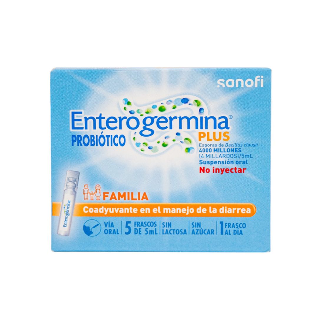 Ampollas Bebibles Enterogermina Plus 5ml - 5 Unidades - 925642