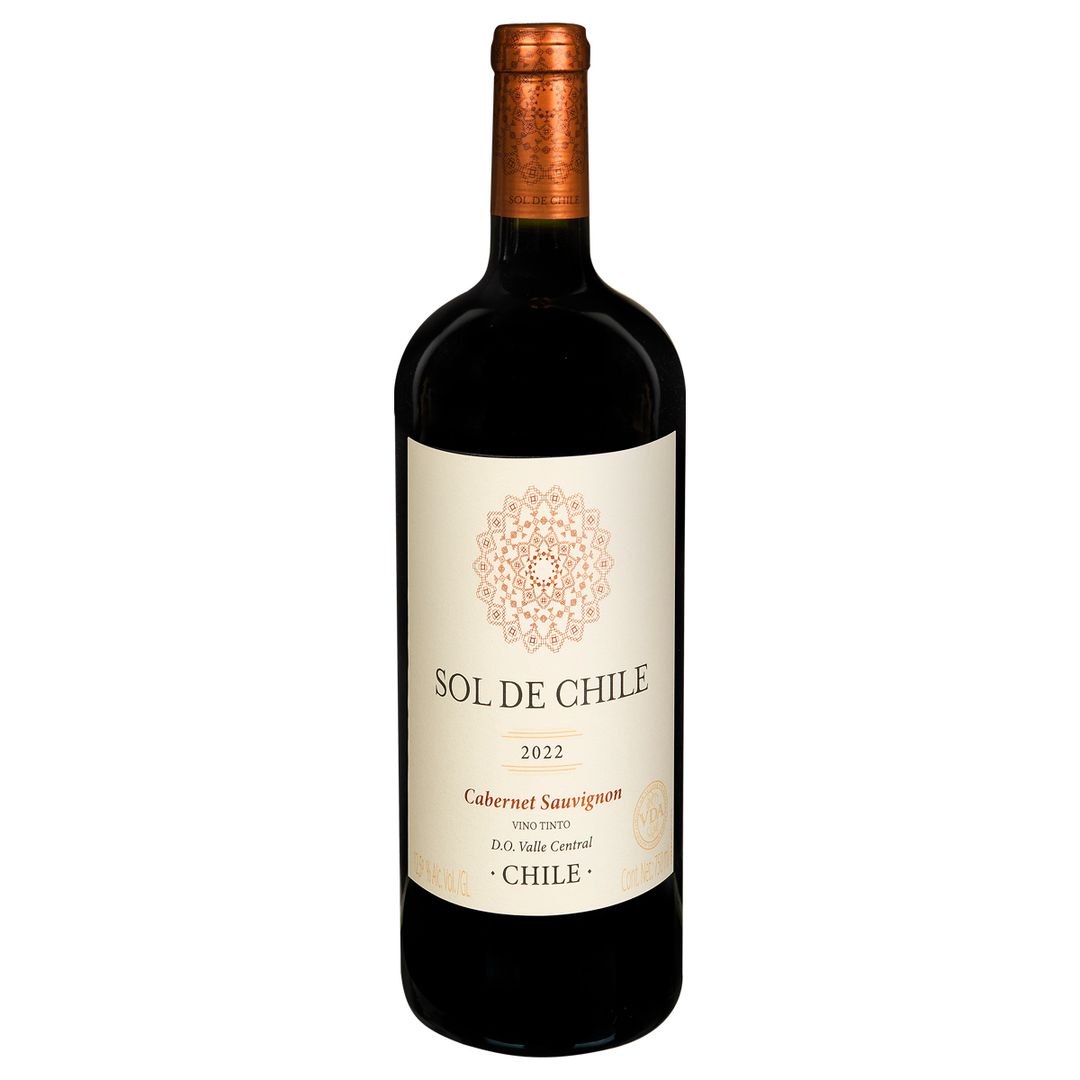 Vino Tinto Sol de Chile Cabernet Sauvignon 750ml - 925720
