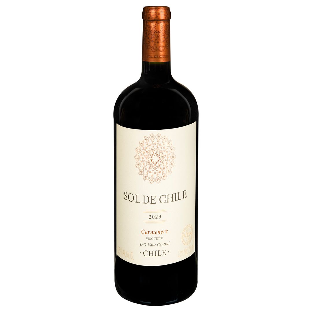 Vino Tinto Sol de Chile Carmenere 750ml - 925721